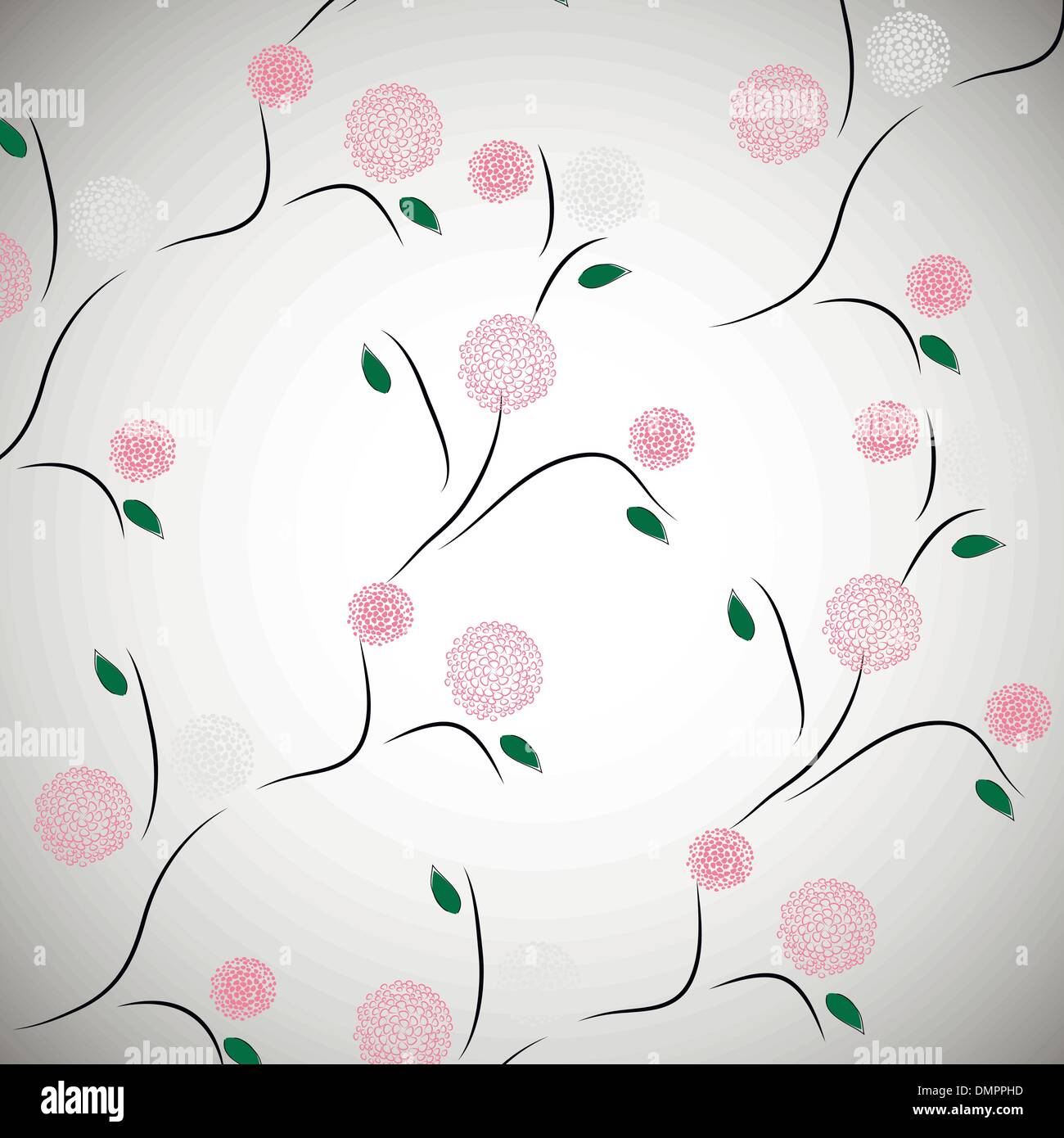 Curly floral pattern Stock Vector Images - Alamy