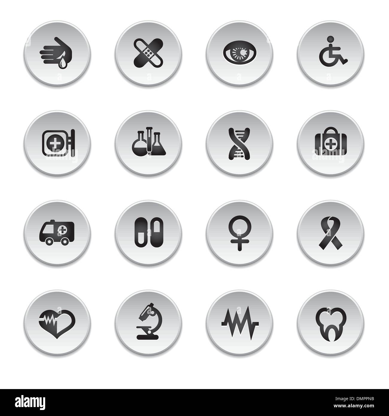 Medical icons set Stock Vector Image & Art - Alamy
