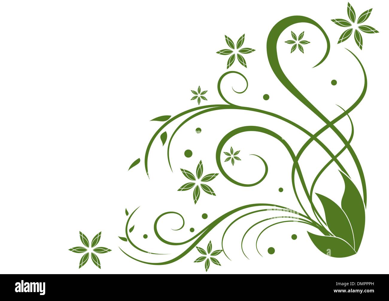 vector floral element for design Stock Vector Image & Art - Alamy