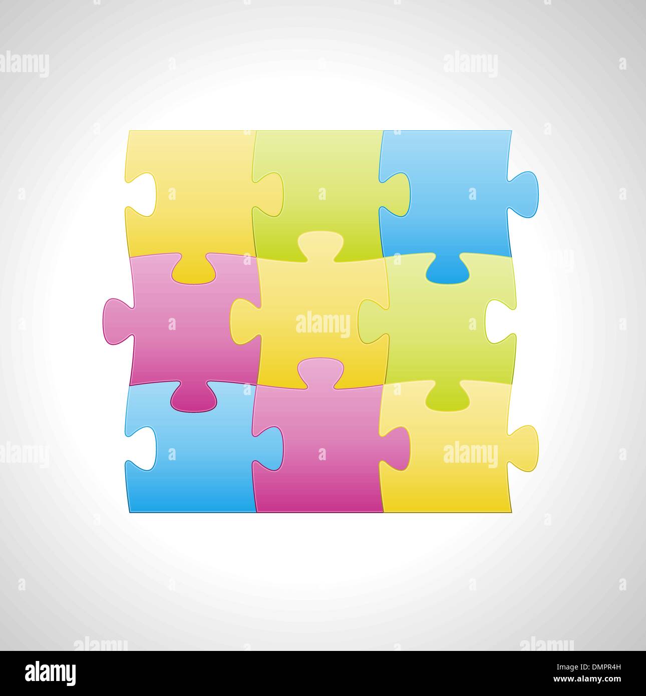 Jigsaw puzzle effect Stock Vector Images - Alamy