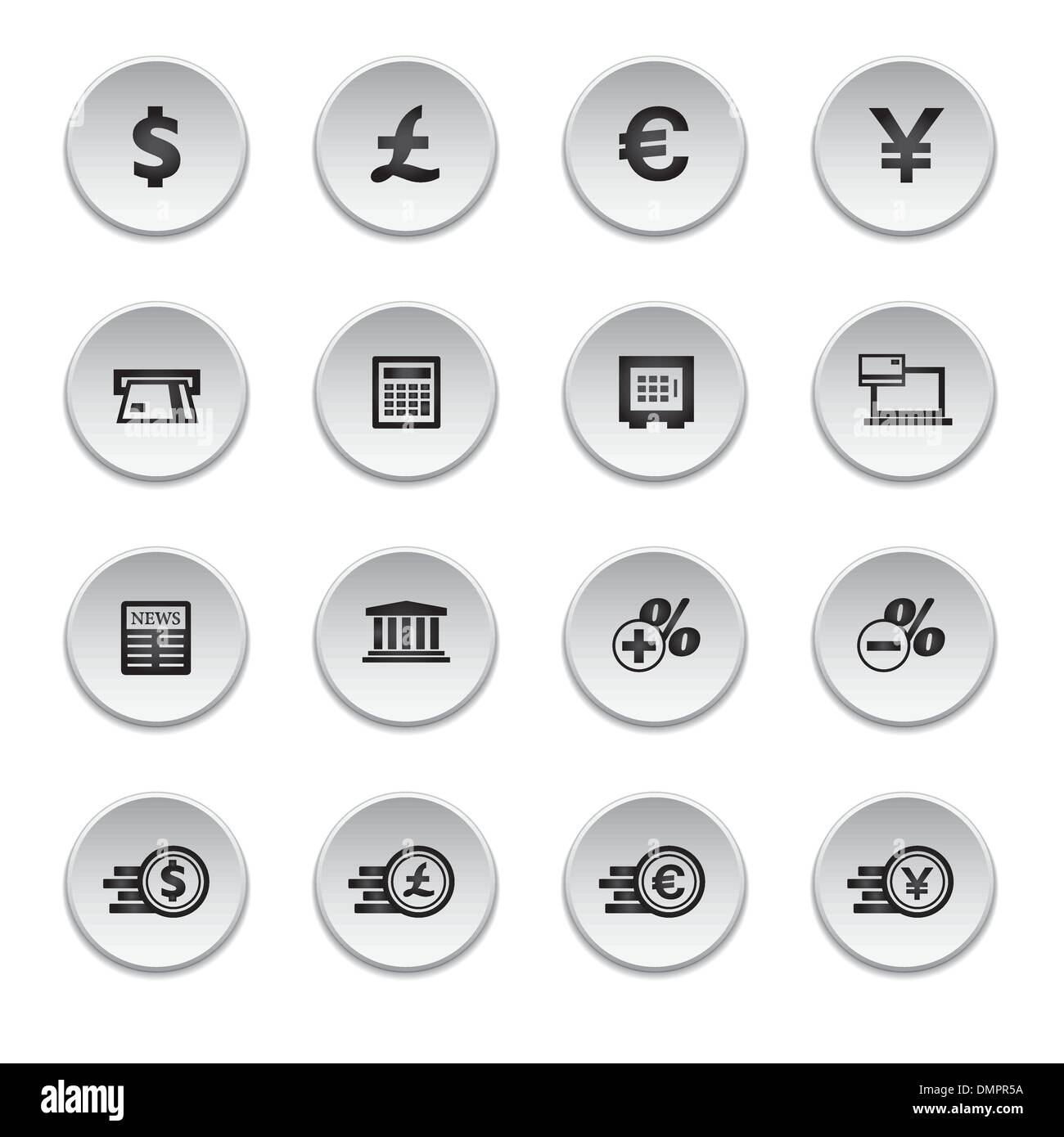 Credit rate icons hi-res stock photography and images - Alamy