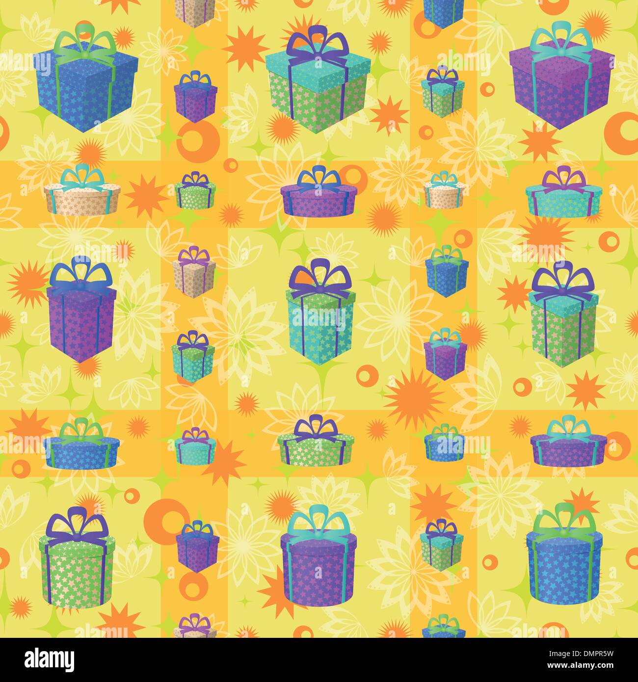 Gift boxes, seamless background Stock Vector Image & Art - Alamy