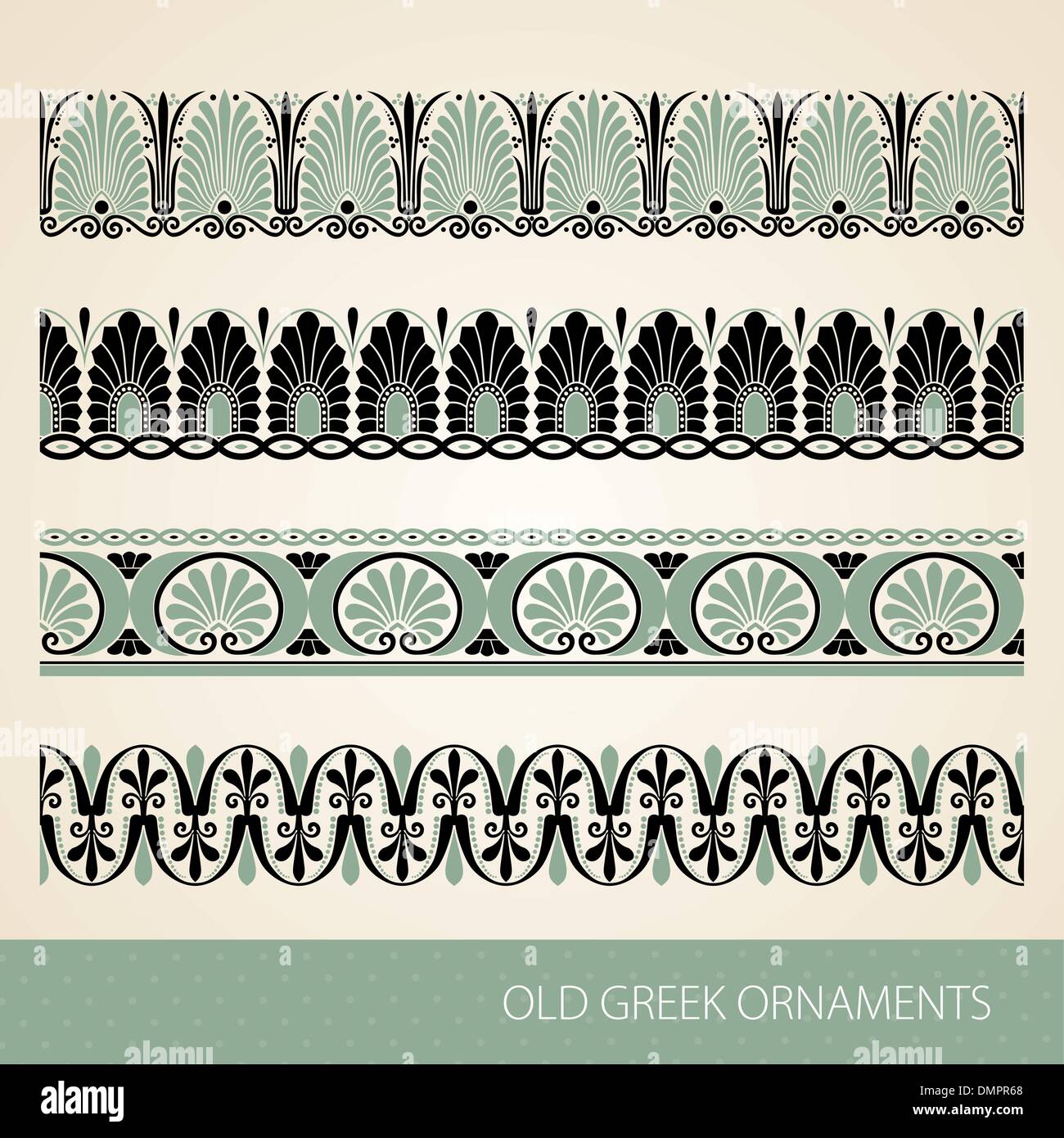 Greek ornament frame ancient Stock Vector Images - Alamy