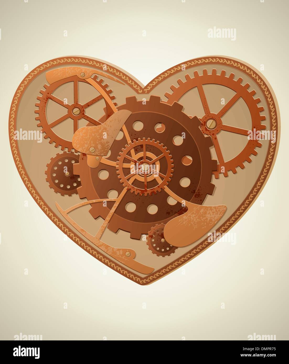 Steampunk Heart Wallpaper