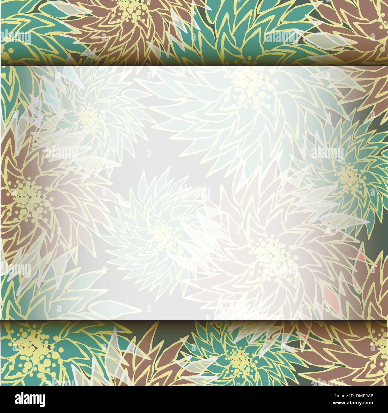 Decorative floral background with flowers Stock Vector Image & Art - Alamy