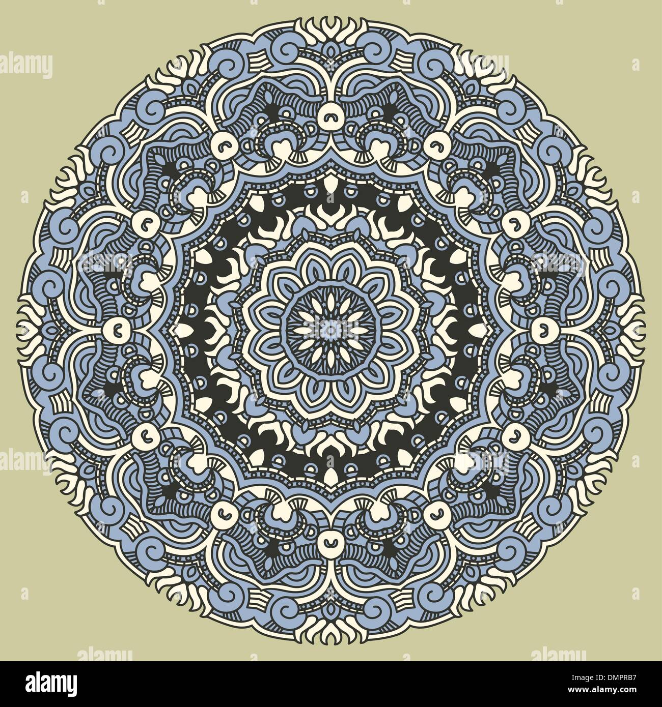 Vector round decorative design element Stock Vector Image & Art - Alamy