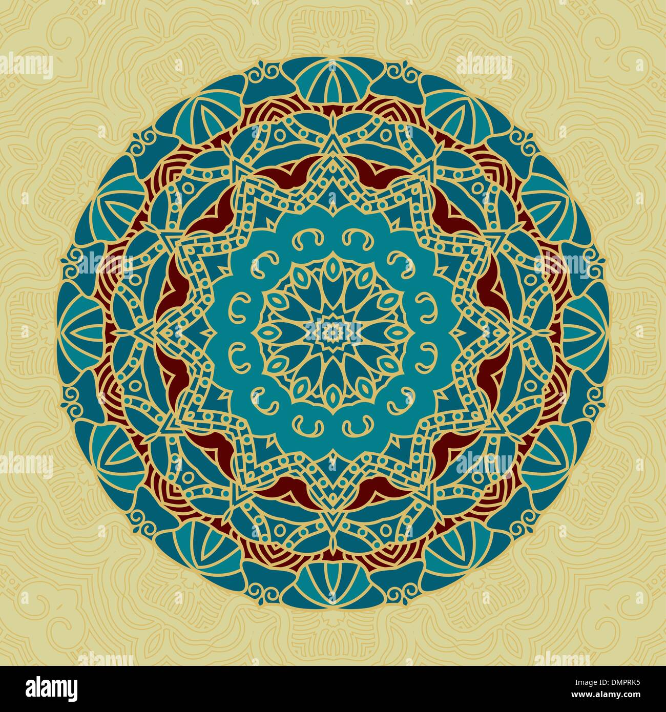 Vector round decorative design element Stock Vector Image & Art - Alamy