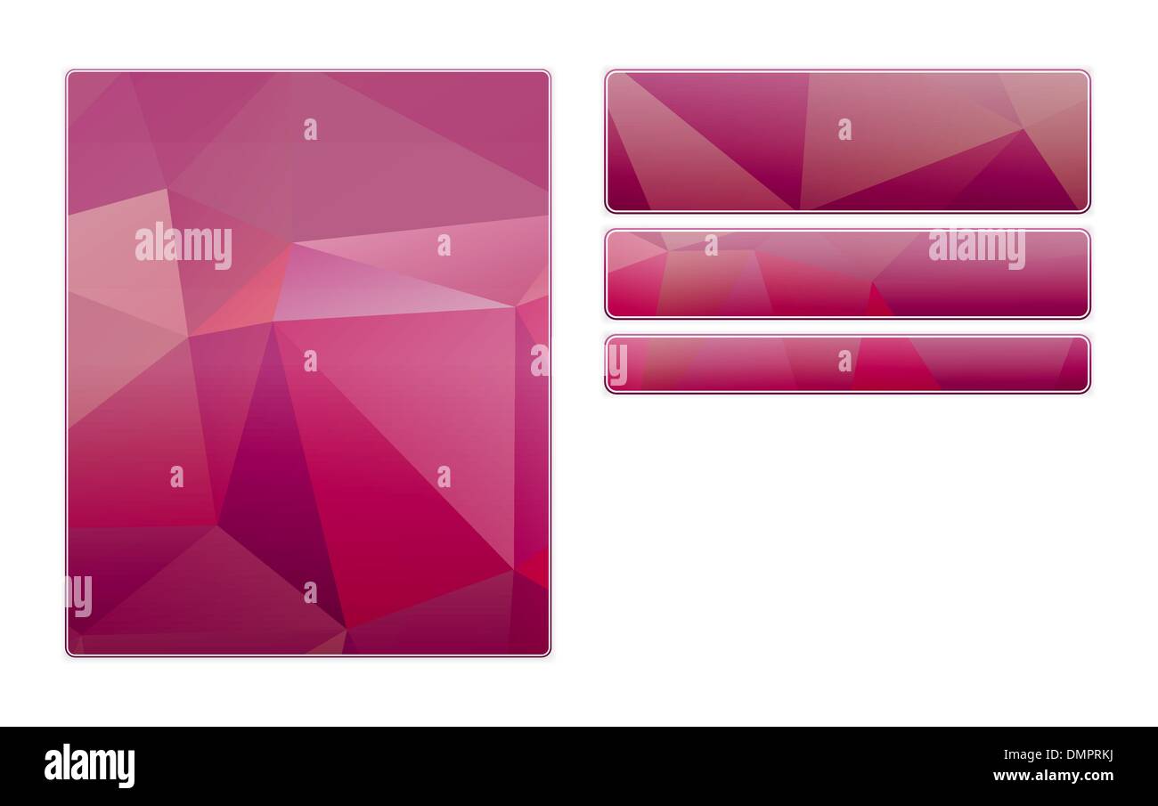 Polygon button hi-res stock photography and images - Alamy