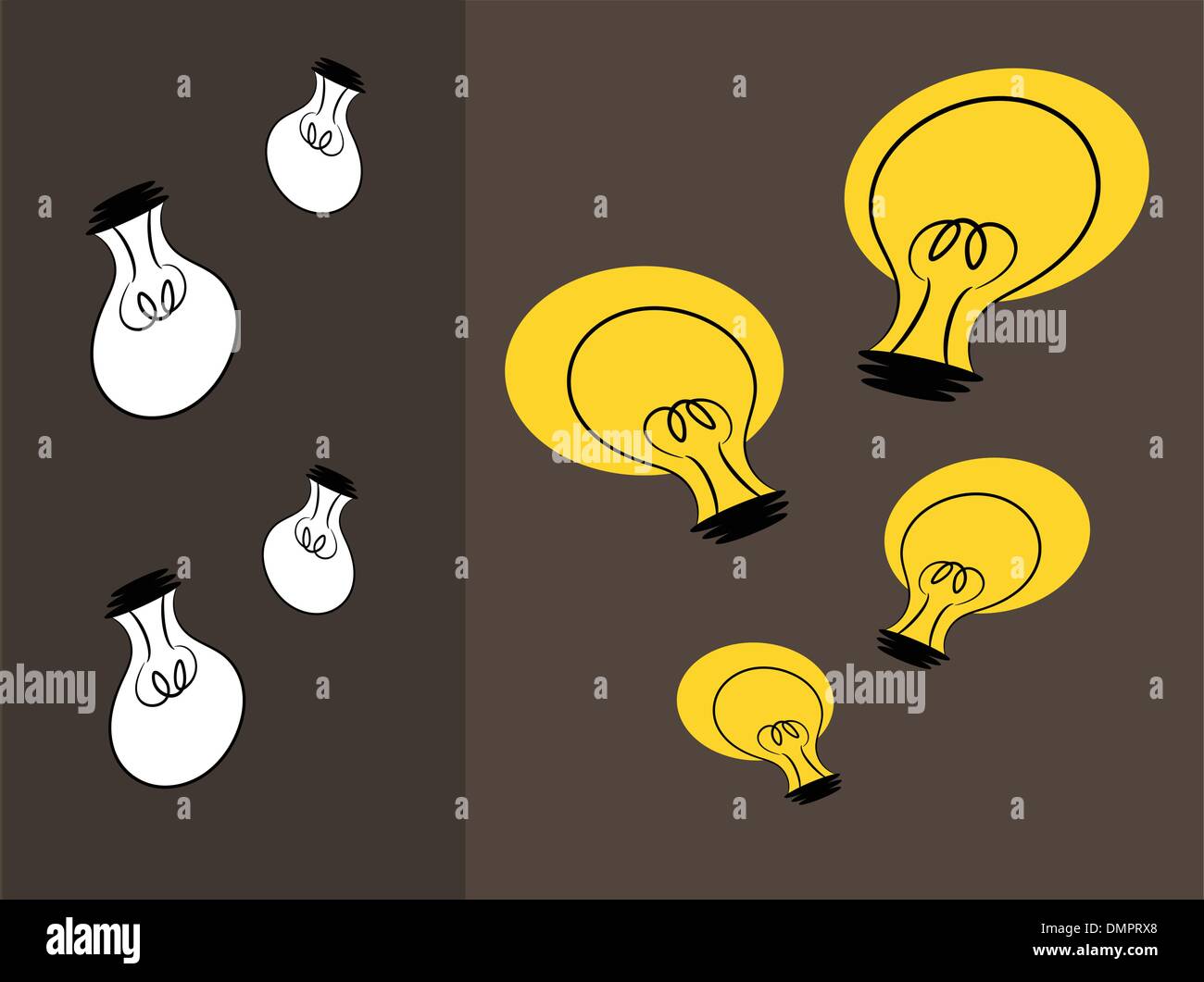 Think idea illustration Stock Vector Image & Art - Alamy