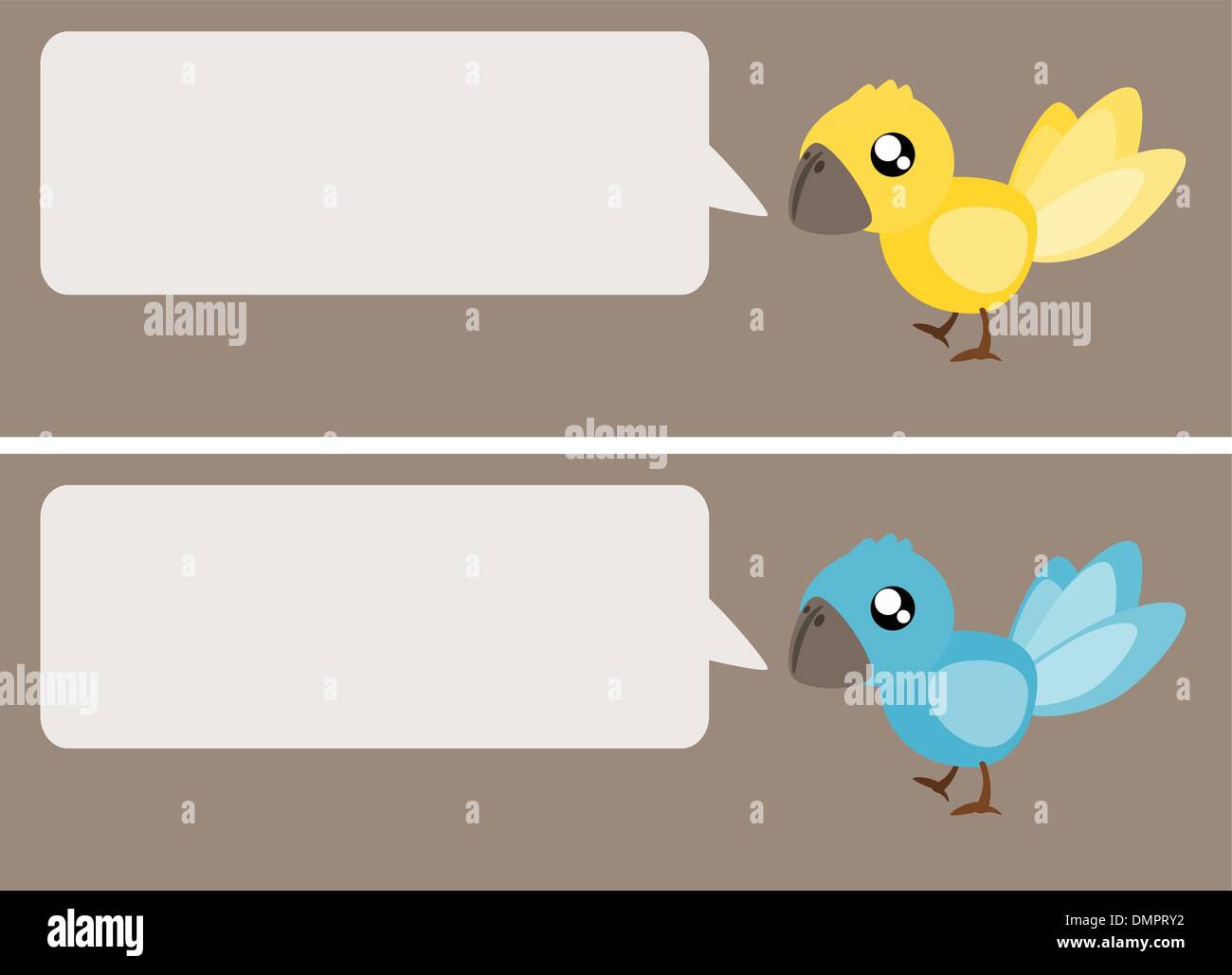 Bird talk illustration Stock Vector Image & Art - Alamy