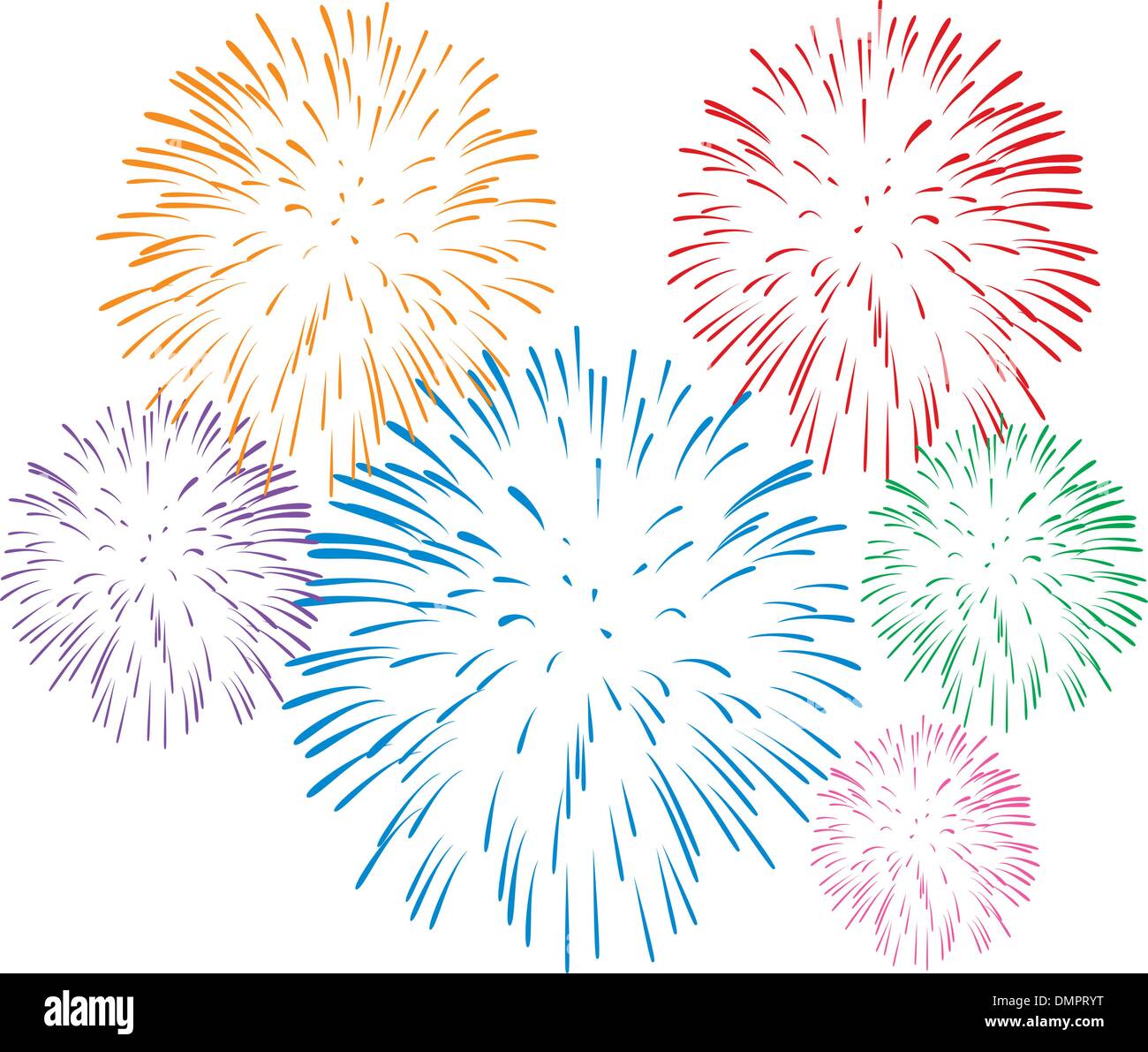 vector fireworks Stock Vector Image & Art - Alamy