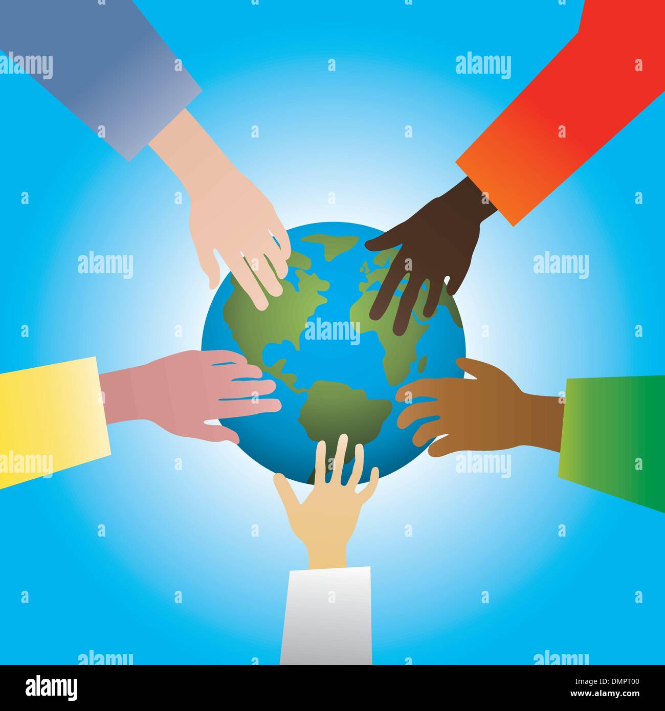 Touching backdrop Stock Vector Images - Alamy