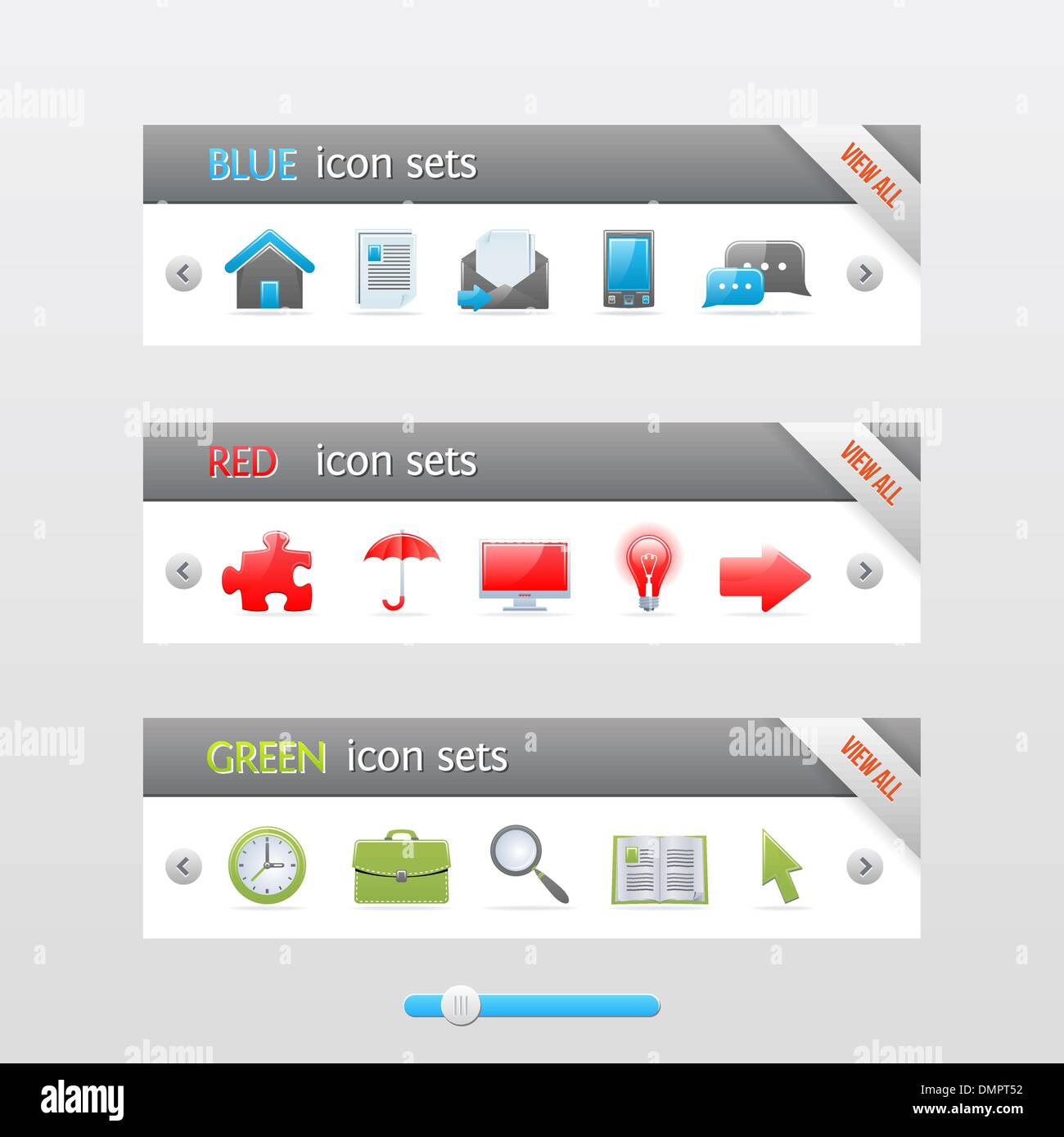 Clean vector banners with color icons Stock Vector Image & Art - Alamy