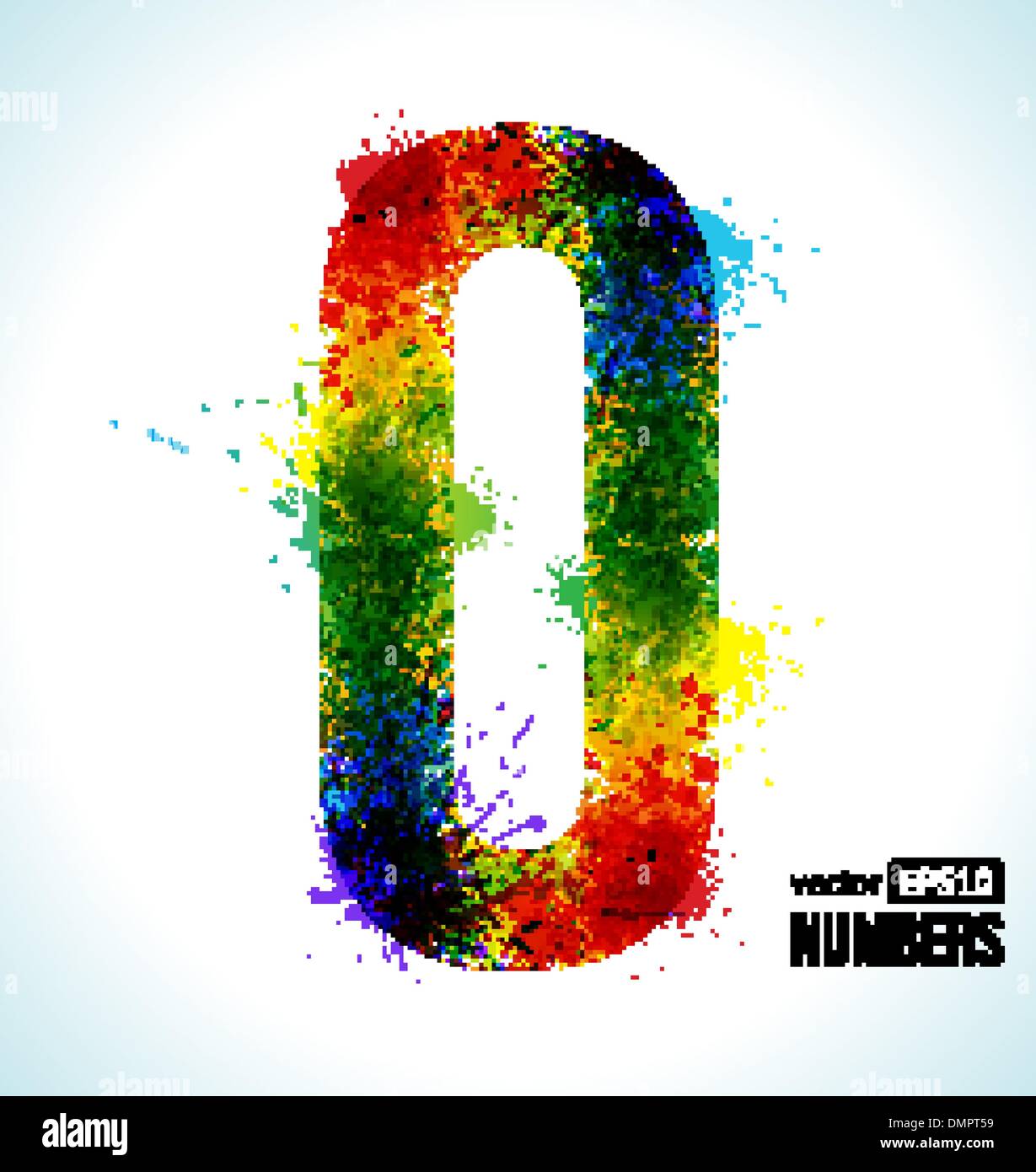 Number 0 Stock Vector Images - Alamy