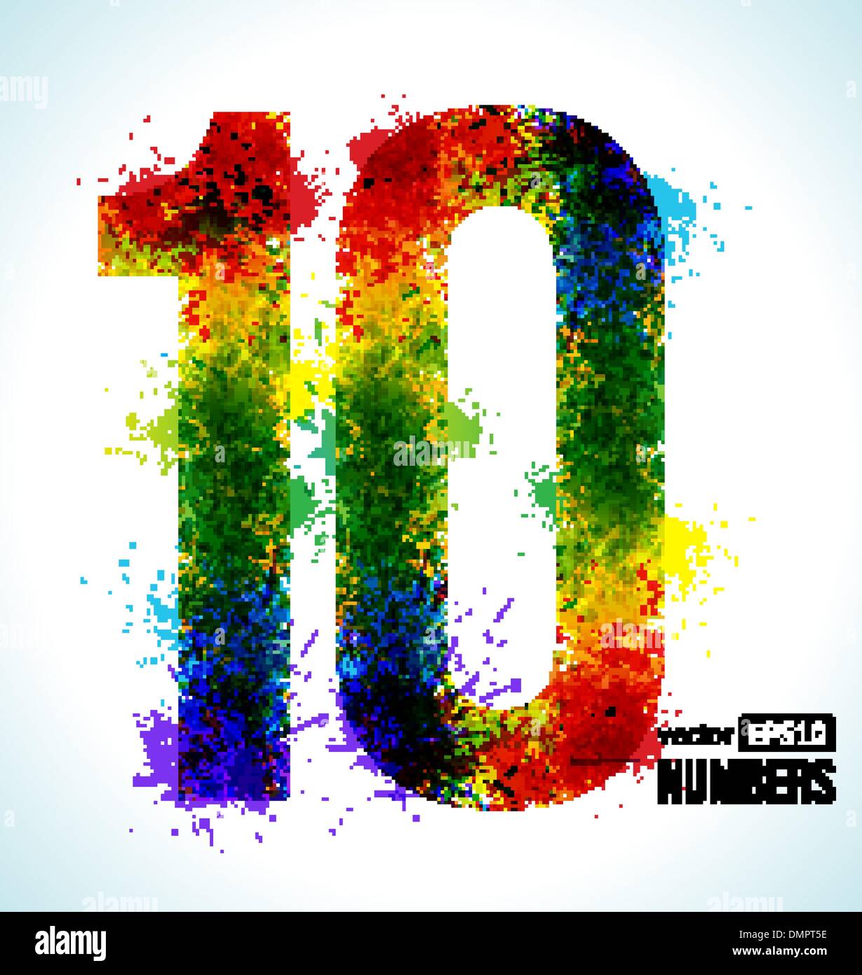 Gradient Vector Number 10 Stock Vector Image & Art - Alamy