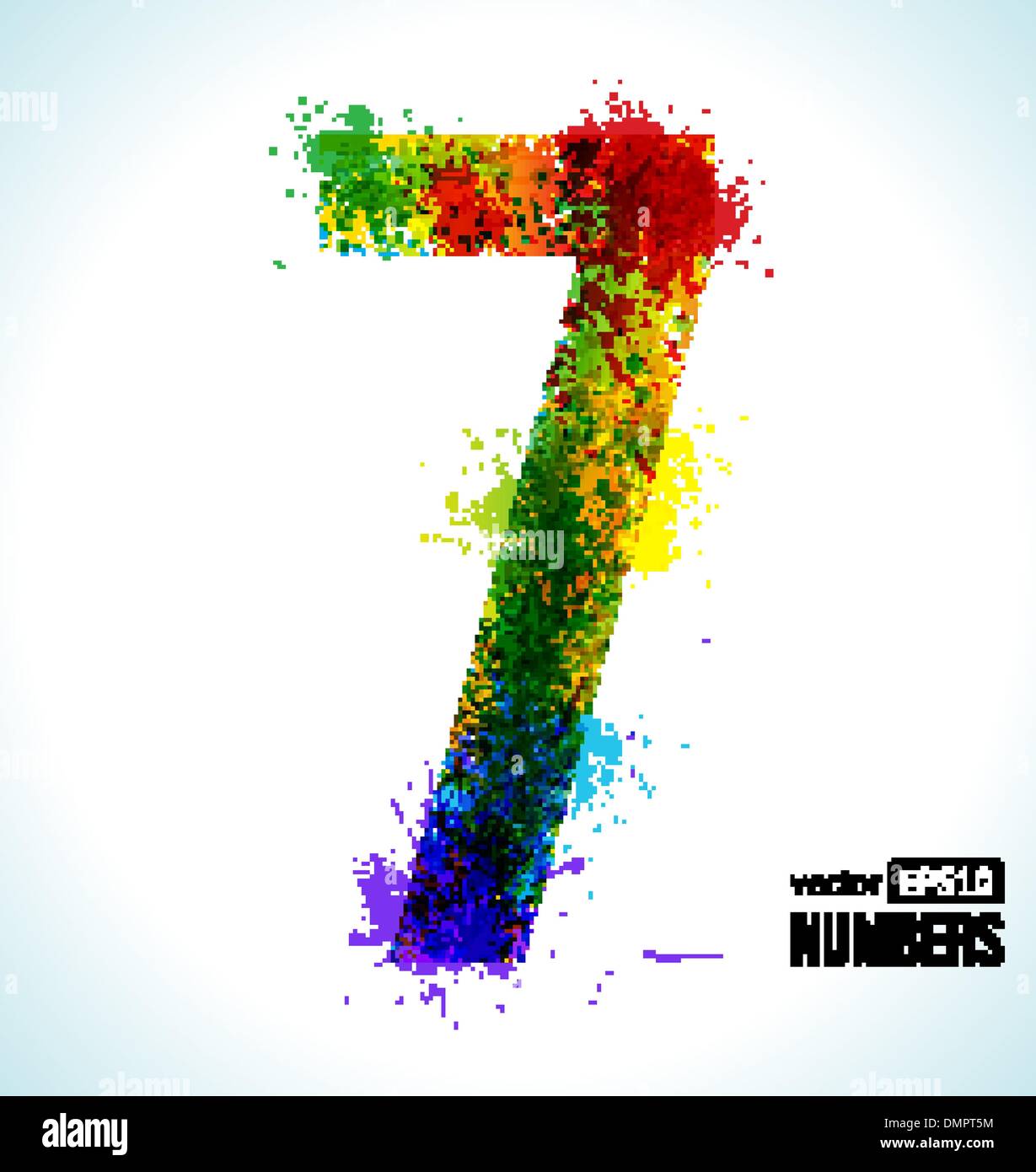 Number 7 Stock Vector Images - Alamy