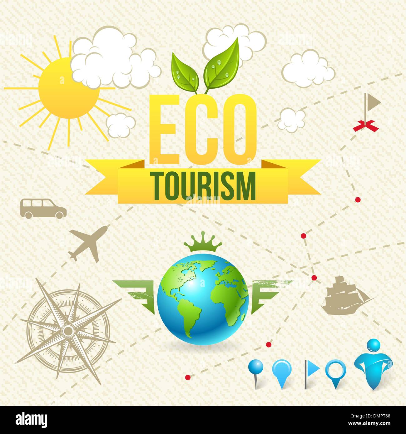 Leaf icon collection label Stock Vector Images - Alamy