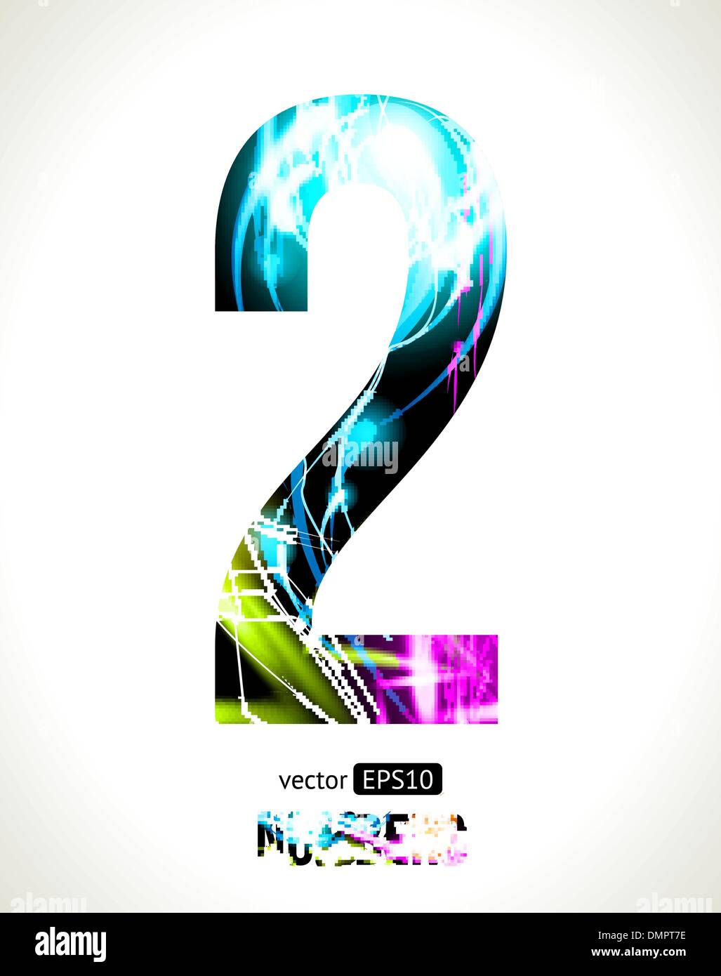 2 text effect design Stock Vector Images - Alamy