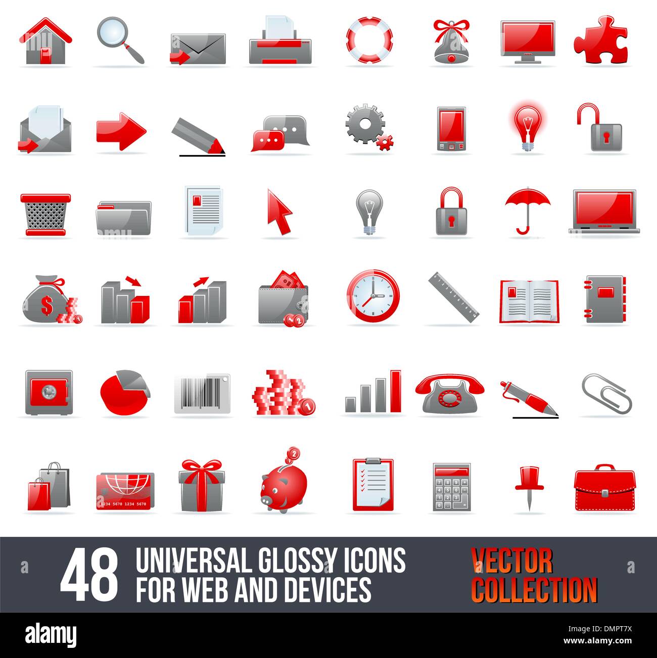 Universal Icons For Web and Mobile Stock Vector Image & Art - Alamy