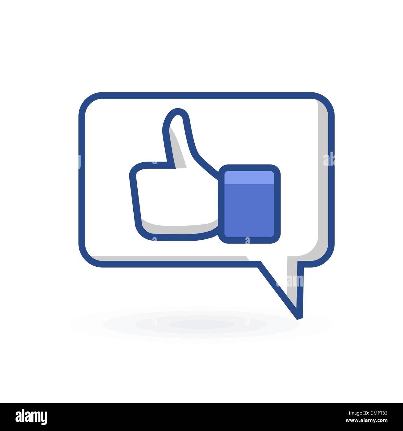 Speak bubble set hand Stock Vector Images - Alamy