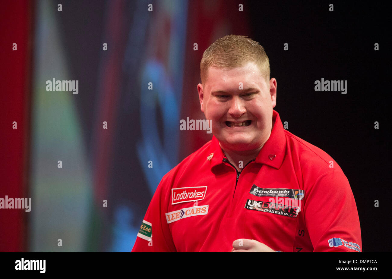 Ronnie baxter during the world darts championship at alexandra palace ...
