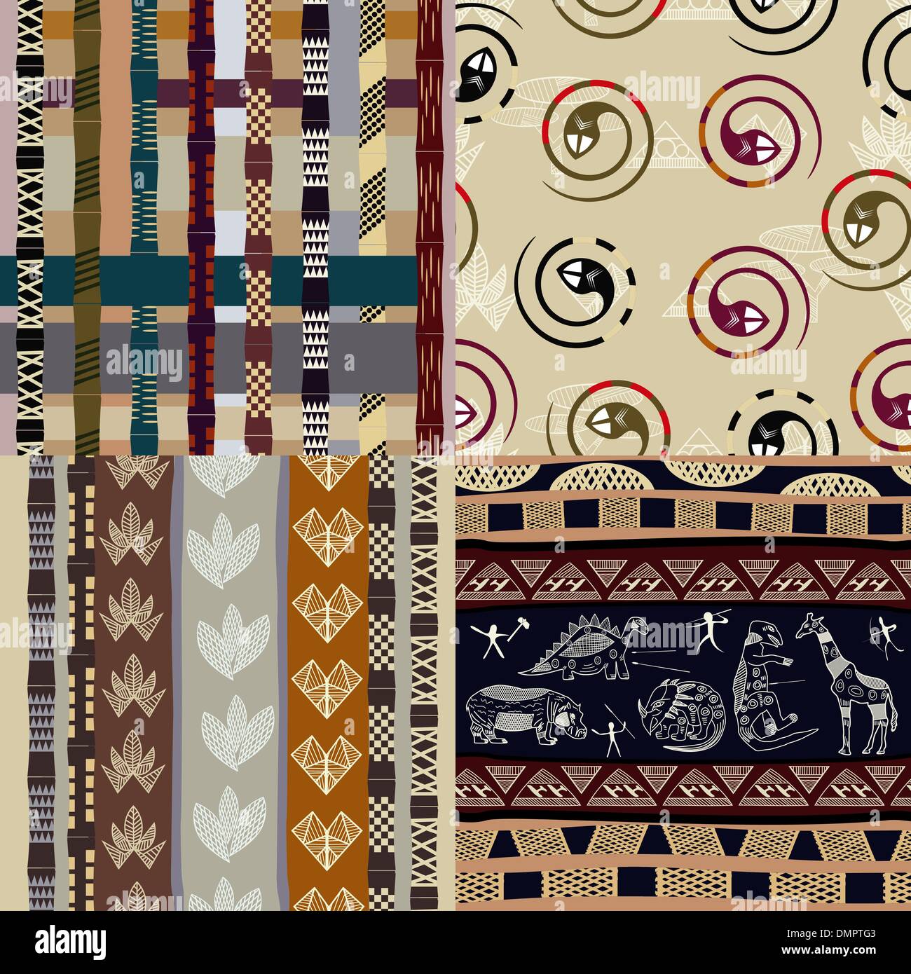 African tribal patterns hi-res stock photography and images - Alamy
