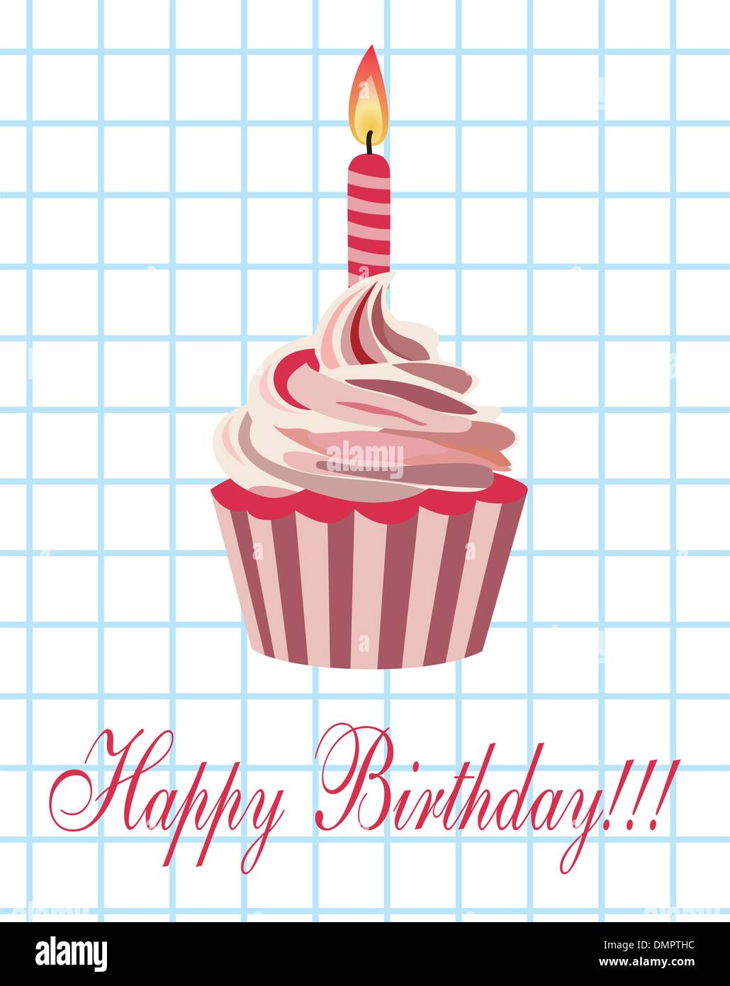 Cute Birthday Cupcake Clip Art