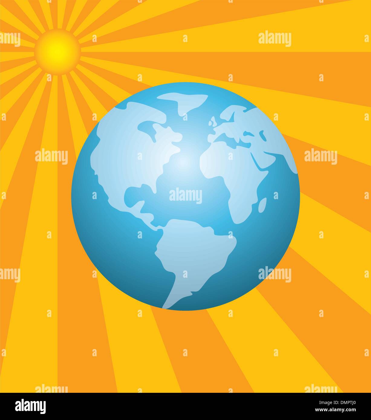 vector earth and sun Stock Vector Image & Art - Alamy