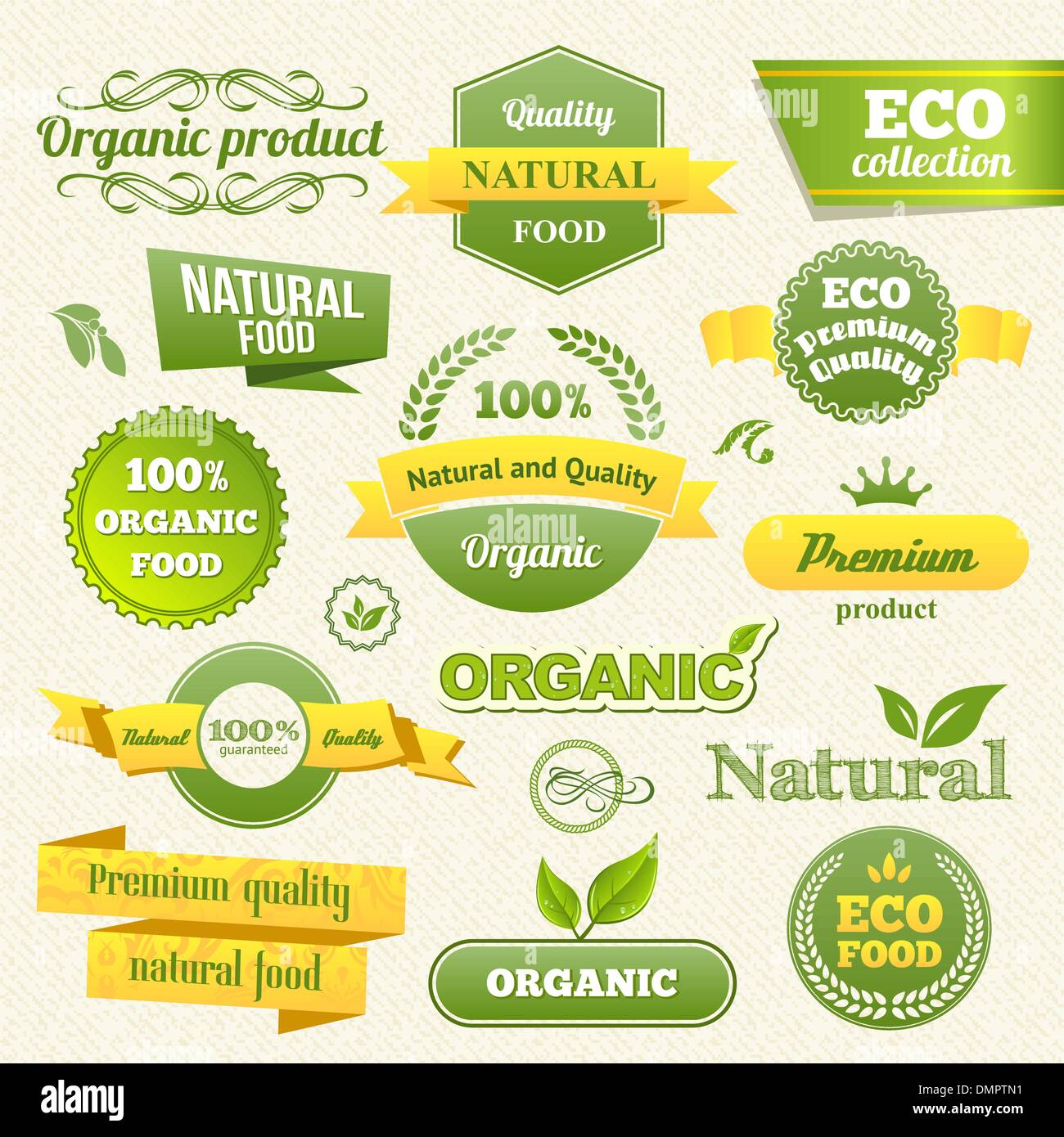 Vector Eco Stamps, Banners and Labels Stock Vector Image & Art - Alamy