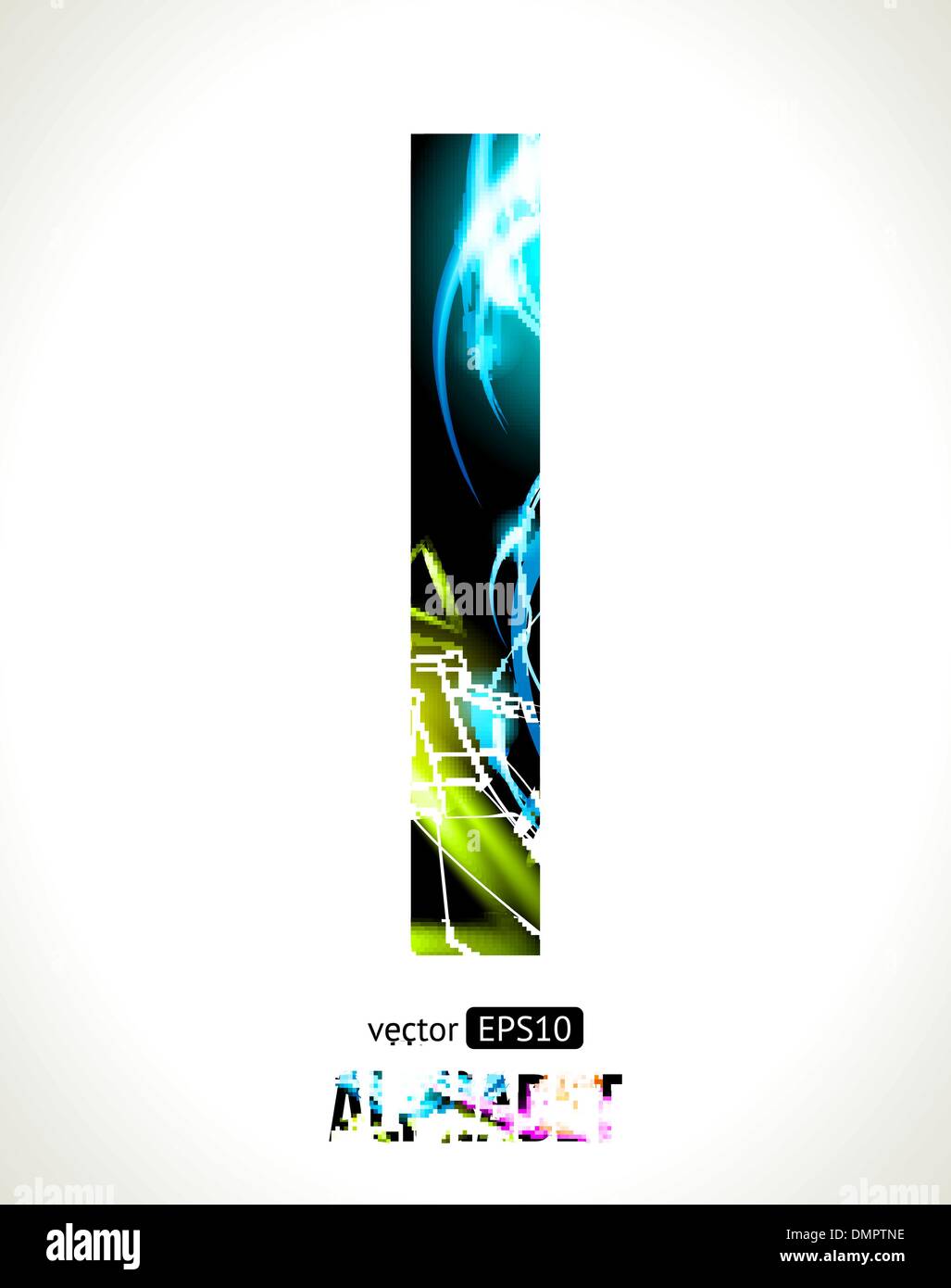 Neon letter i hi-res stock photography and images - Alamy