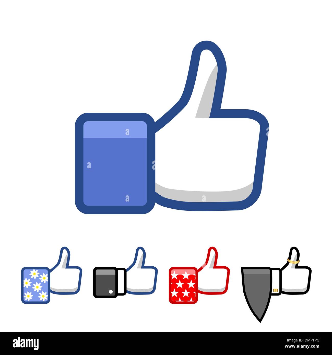 Blue star like flower Stock Vector Images - Alamy