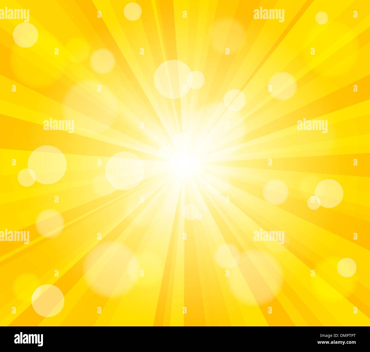 Bright sun vector hi-res stock photography and images - Alamy