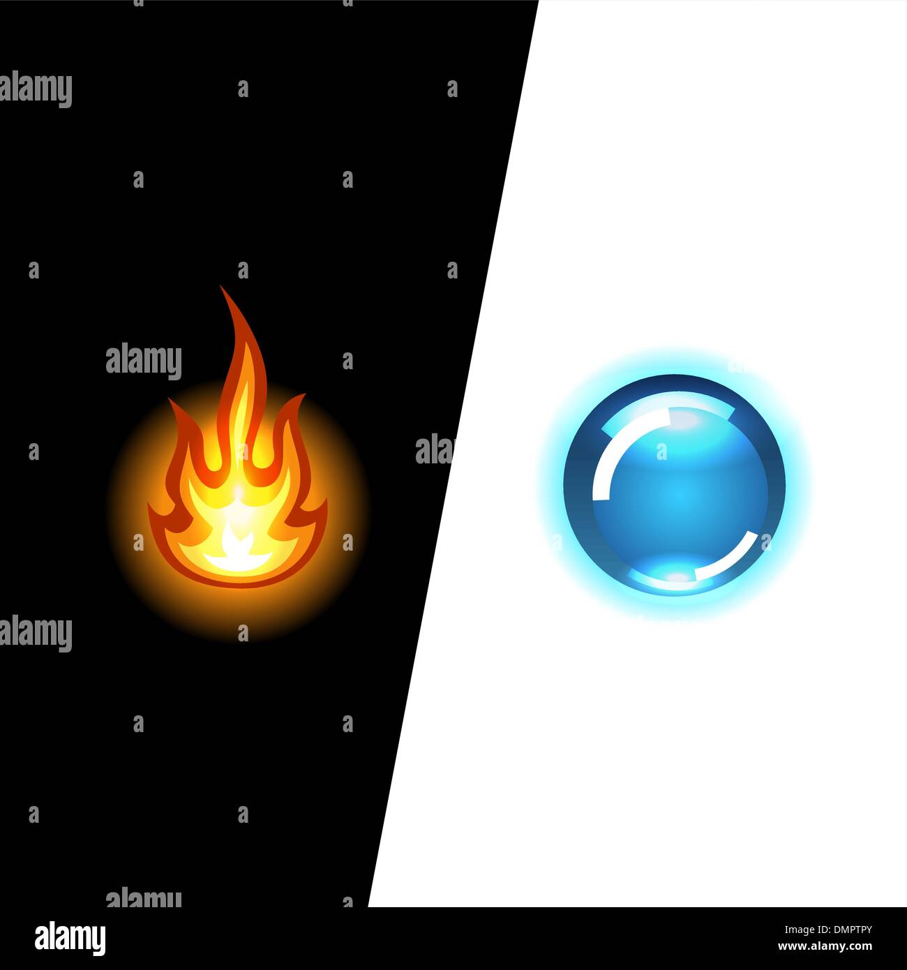 Warm cold light Stock Vector Images - Alamy