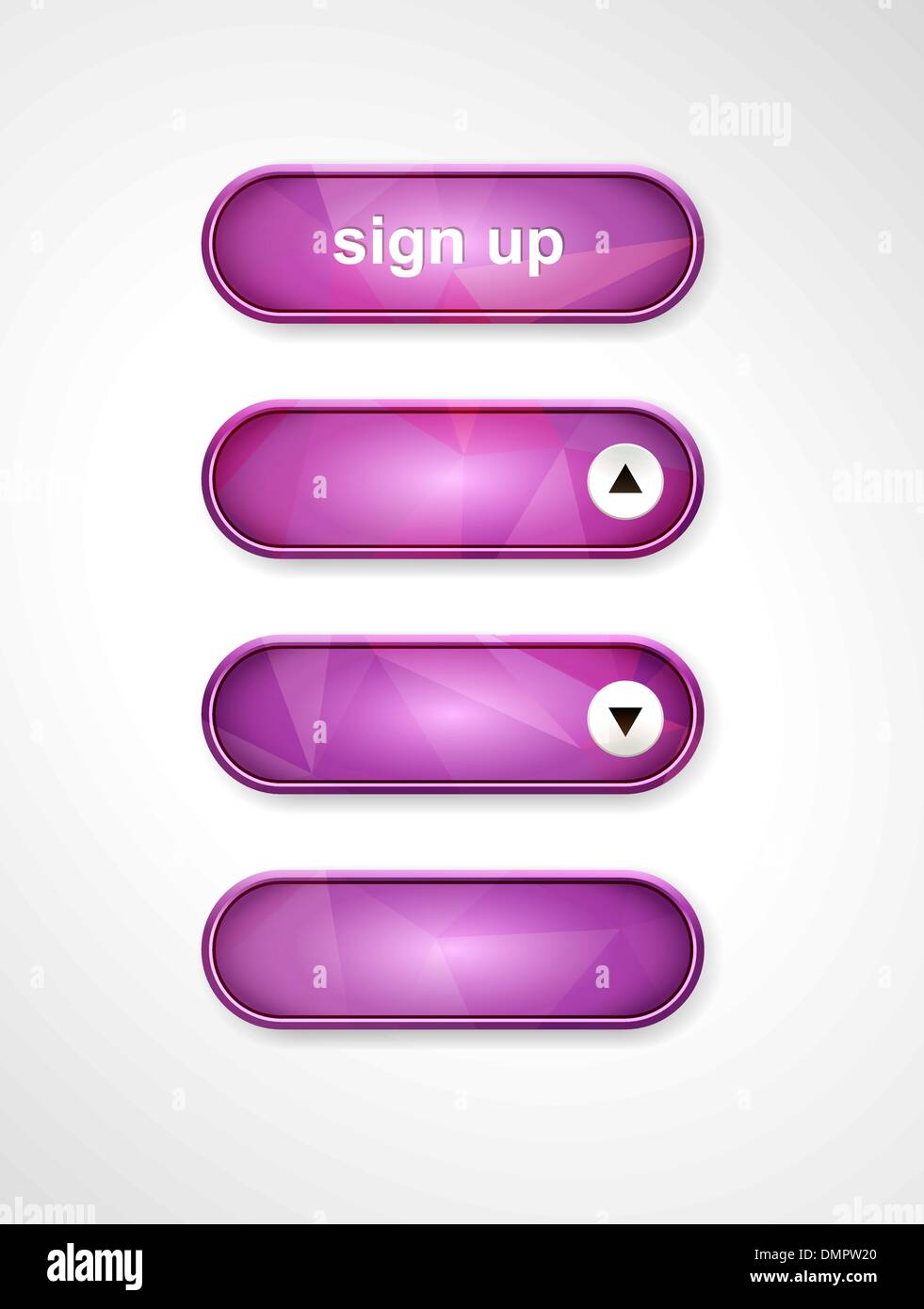 Polygon icon set Stock Vector Images - Alamy