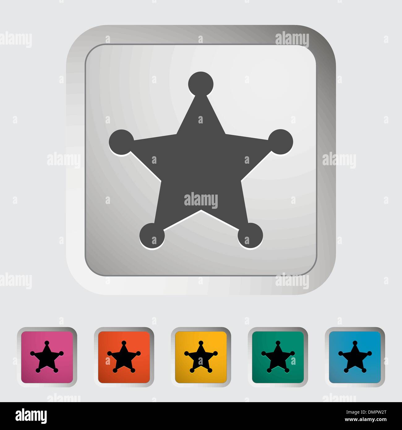 Star police symbol hi-res stock photography and images - Alamy