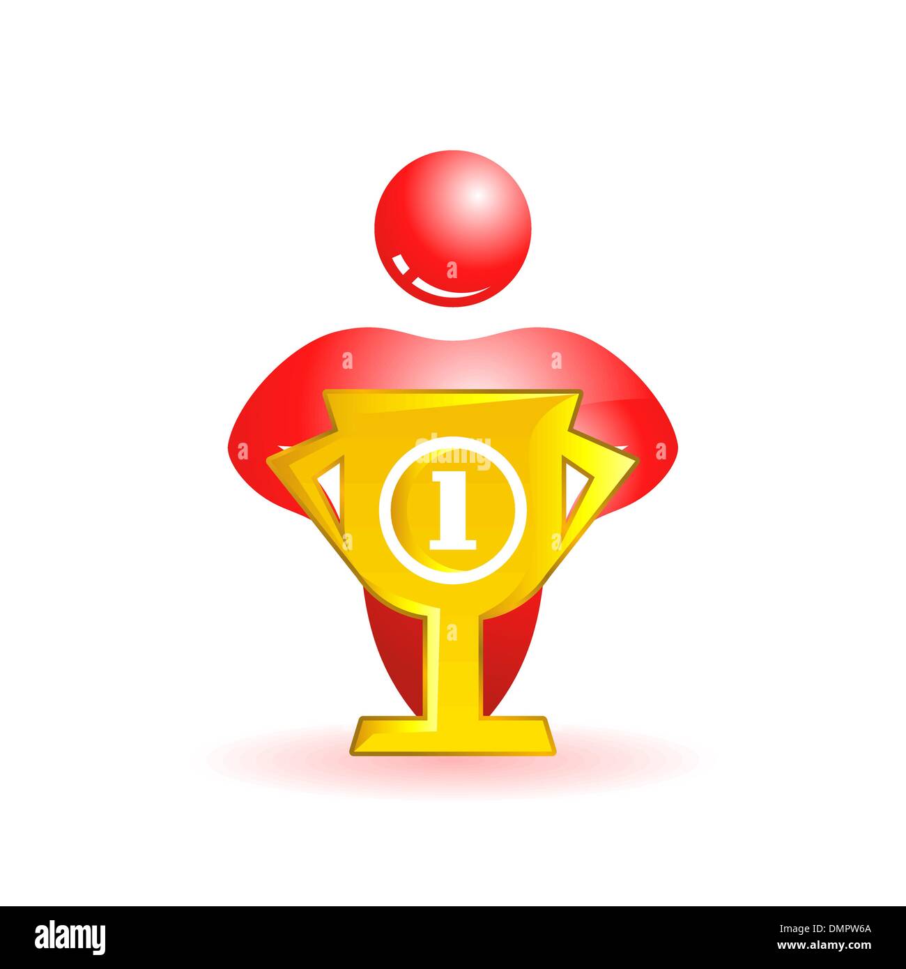 Golden medal first place Stock Vector Images - Alamy