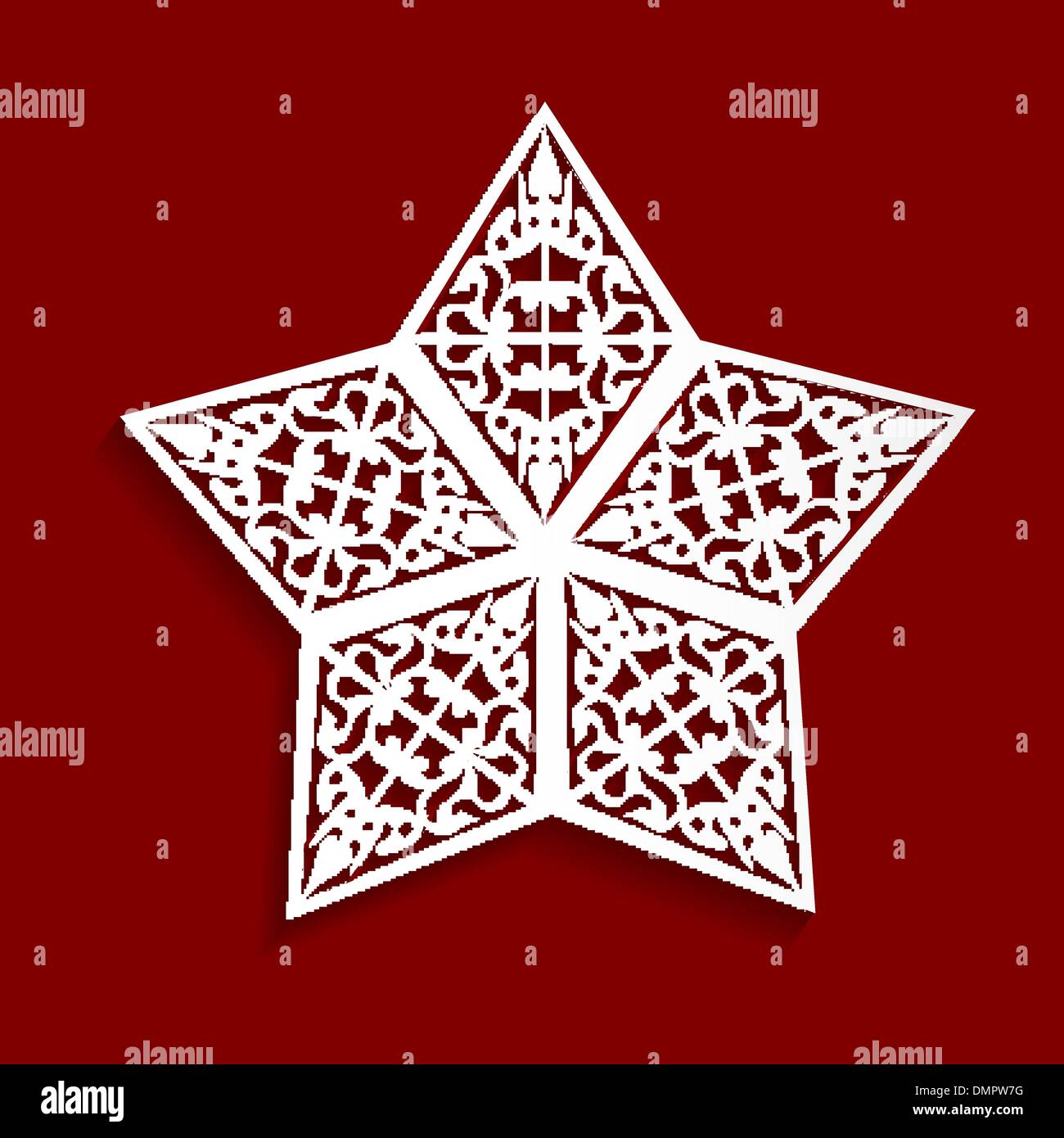 Abstract of the paper star Stock Vector Image & Art - Alamy