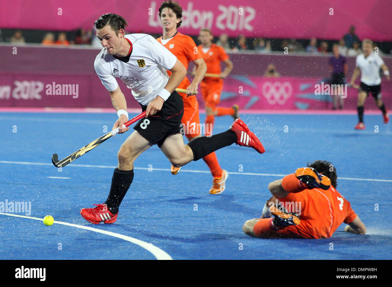 Christopher Wesley of London 2012 Olympic Games - Men's Hockey Final ...