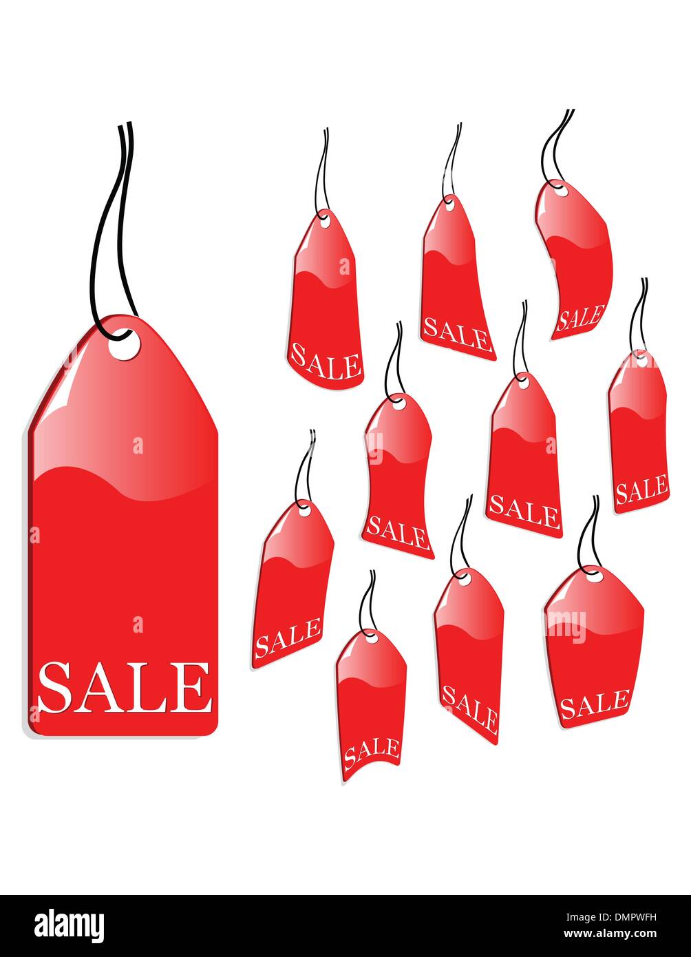 Red sales label hi-res stock photography and images - Alamy