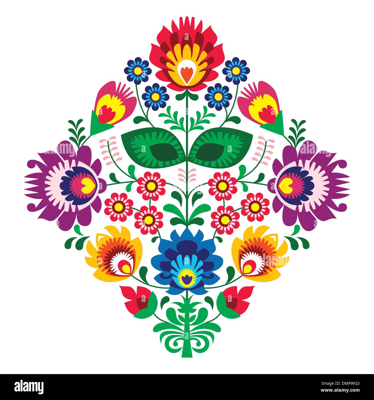 Polish cute folk art Cut Out Stock Images & Pictures - Alamy