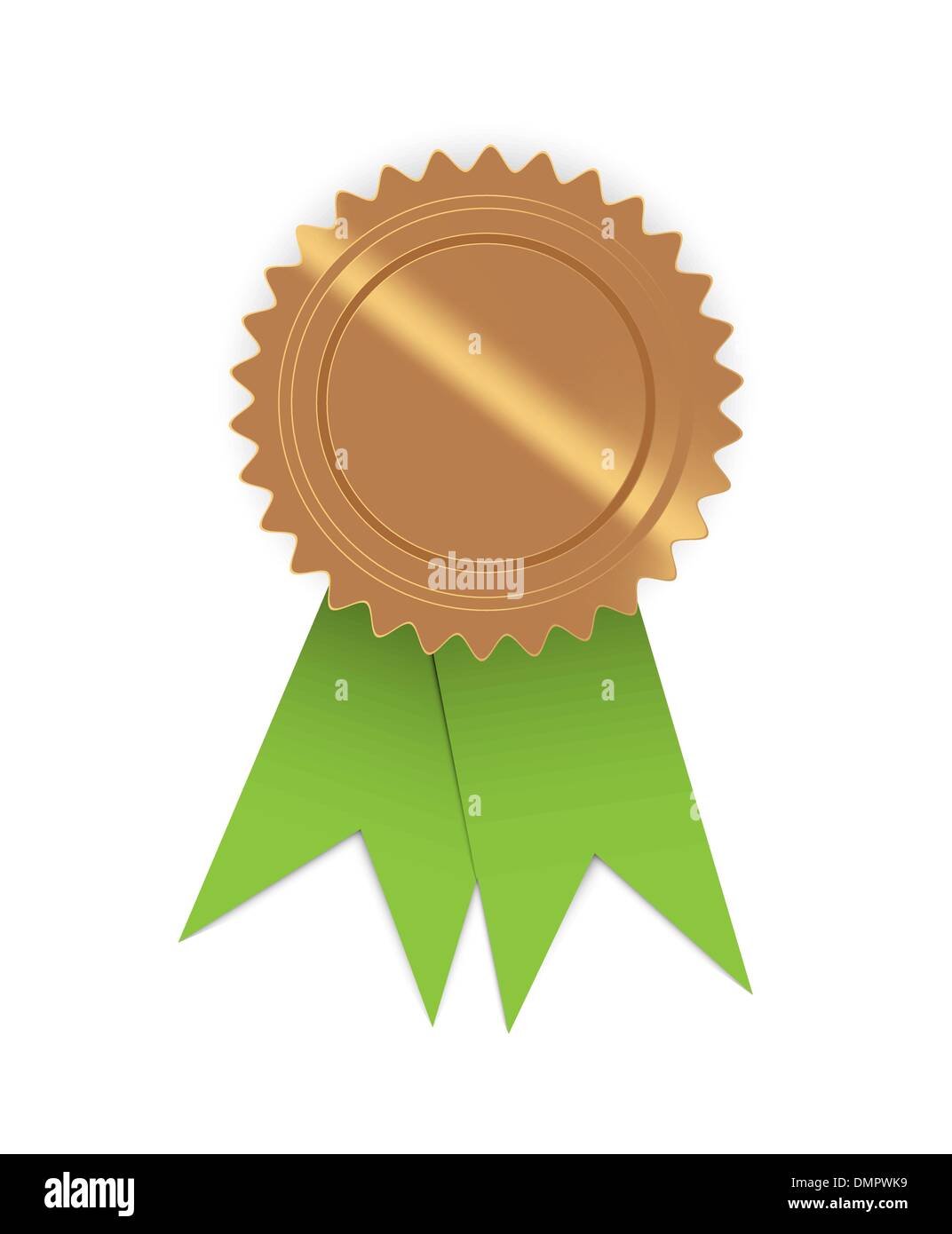 green ribbon seal Stock Vector Image & Art - Alamy