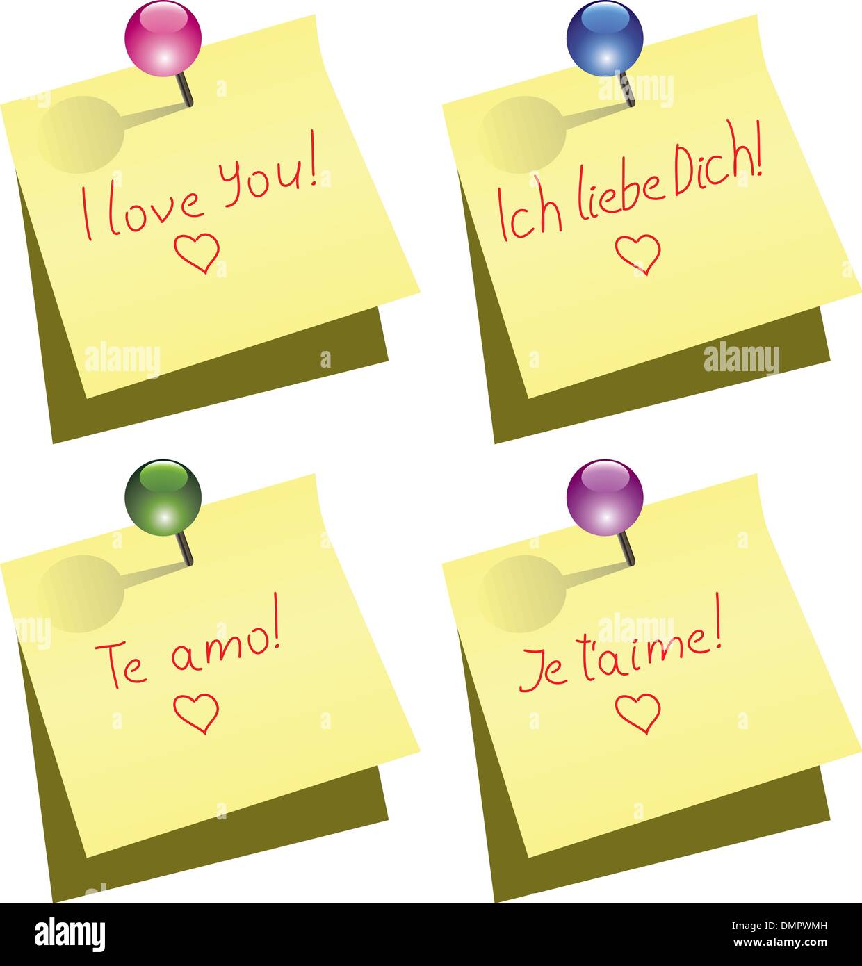 vector paper notes Stock Vector Image & Art - Alamy