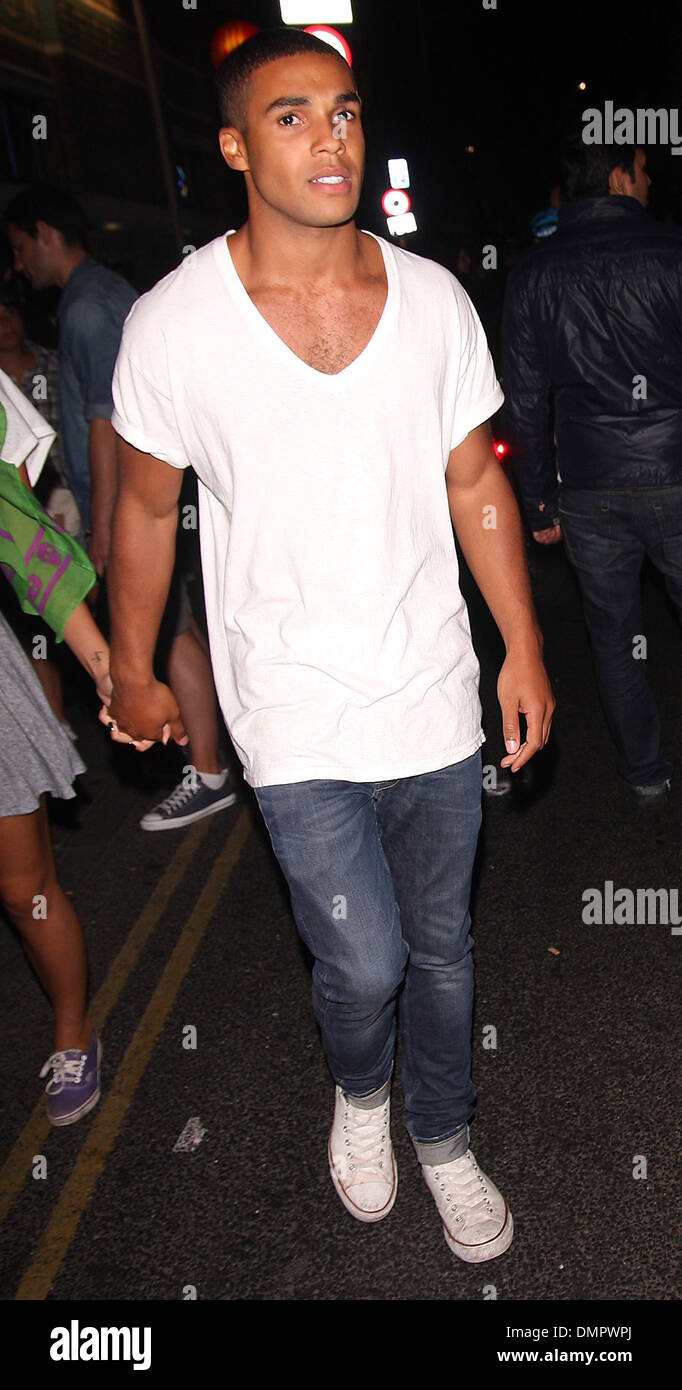 Lucien Laviscount Celebrities visit the Puma Yard in East London London ...