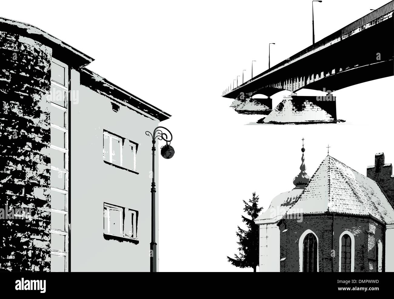 Buildings vector hi-res stock photography and images - Alamy