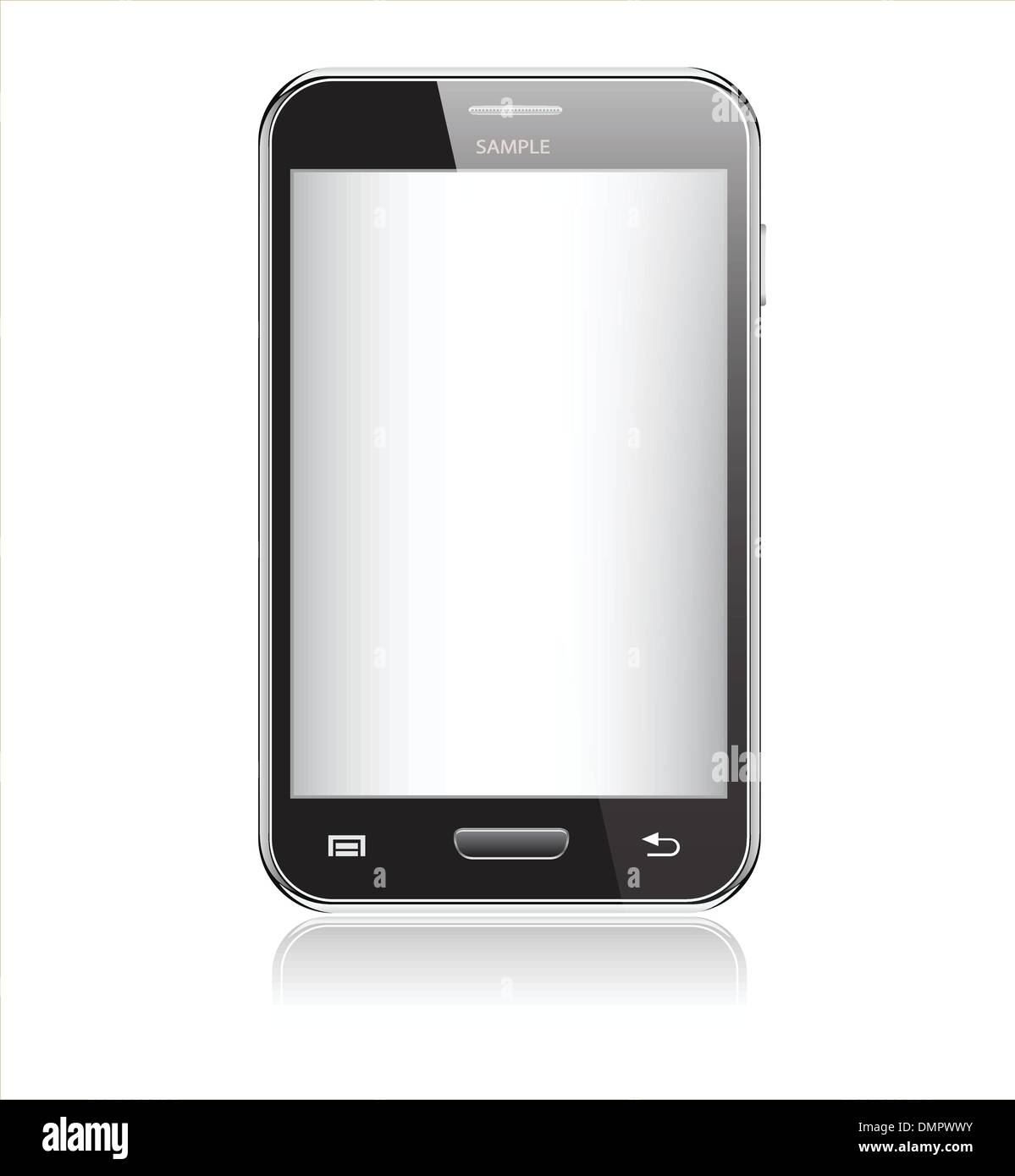 Realistic mobile phone Stock Vector Image & Art - Alamy