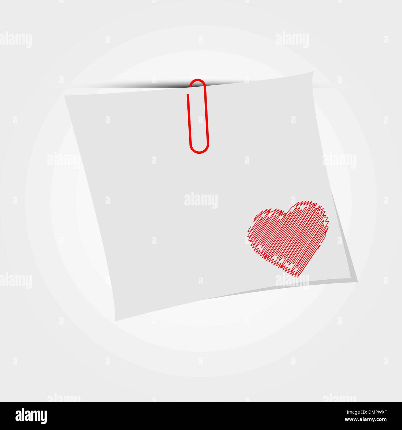 Love paper sticky note Stock Vector Images - Alamy