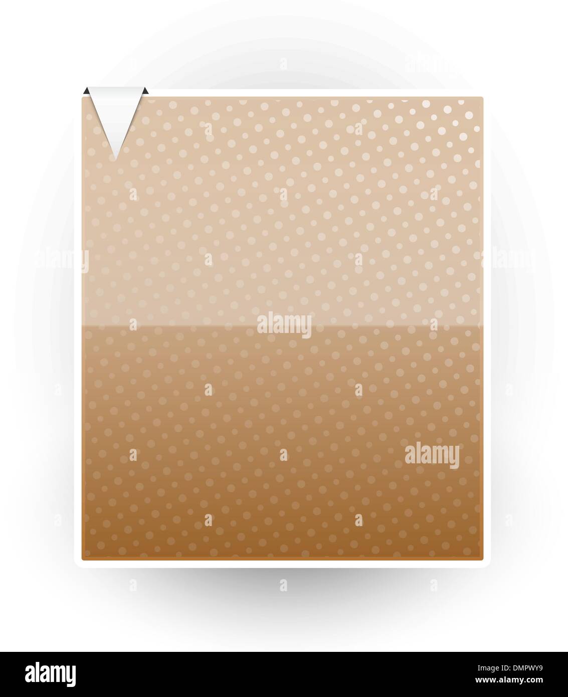 Brown tab Stock Vector Images - Alamy