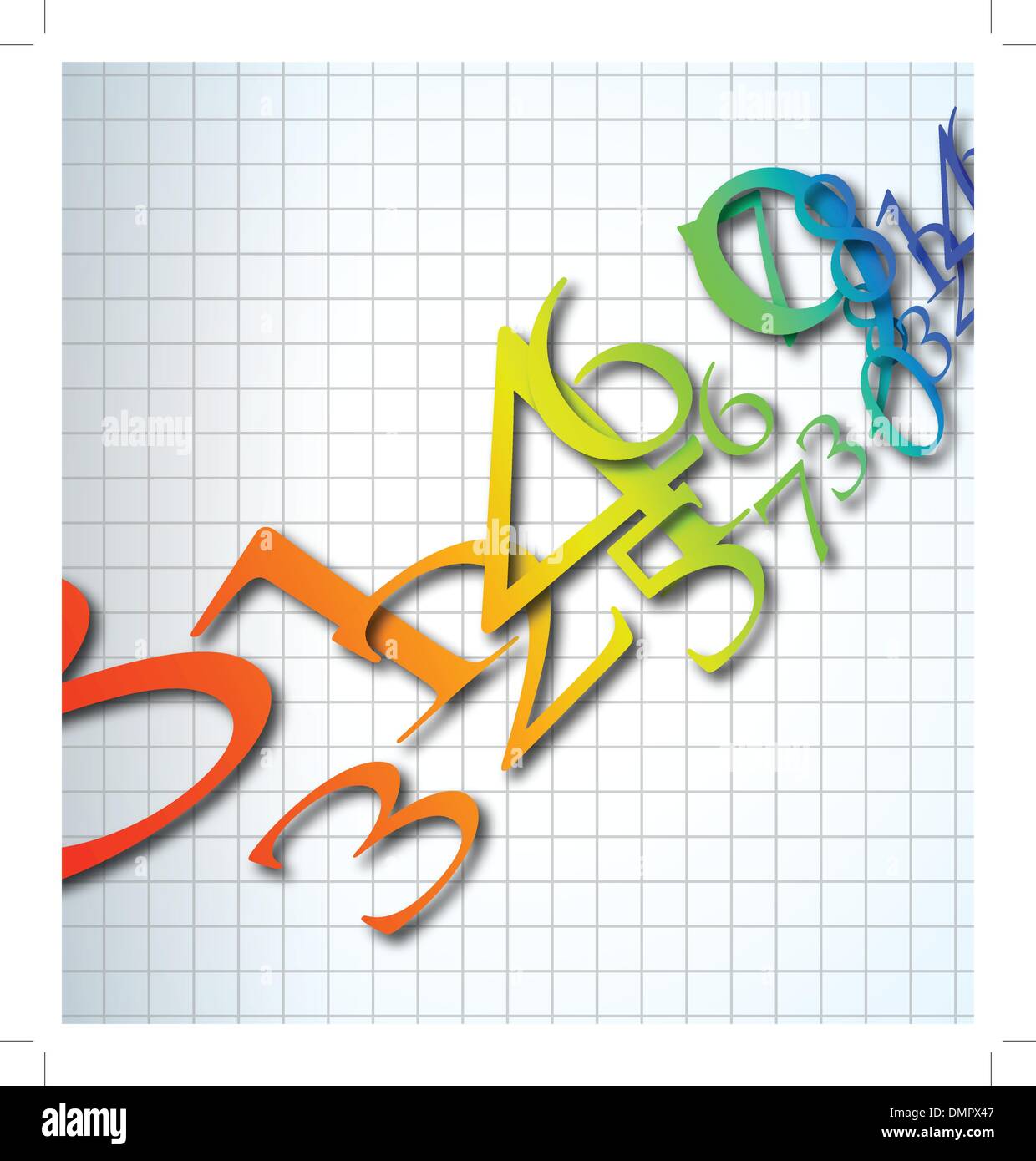 Number background hi-res stock photography and images - Alamy