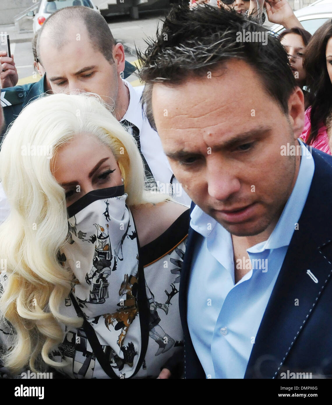 Lady Gaga arrives in Bulgaria first leg of her European tour Sofia ...