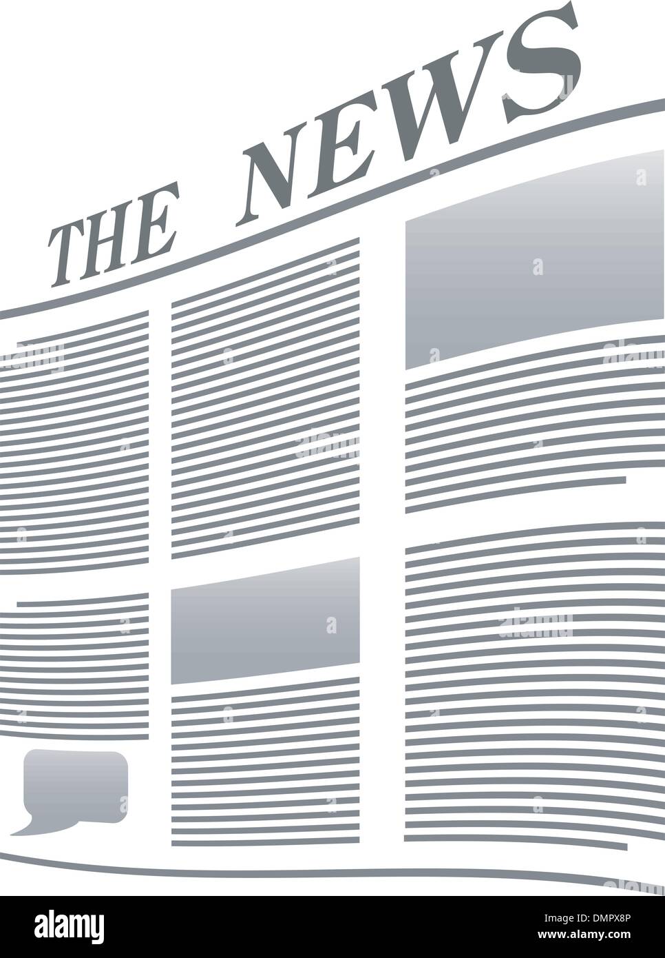 Newspaper page horizontal Stock Vector Images - Alamy